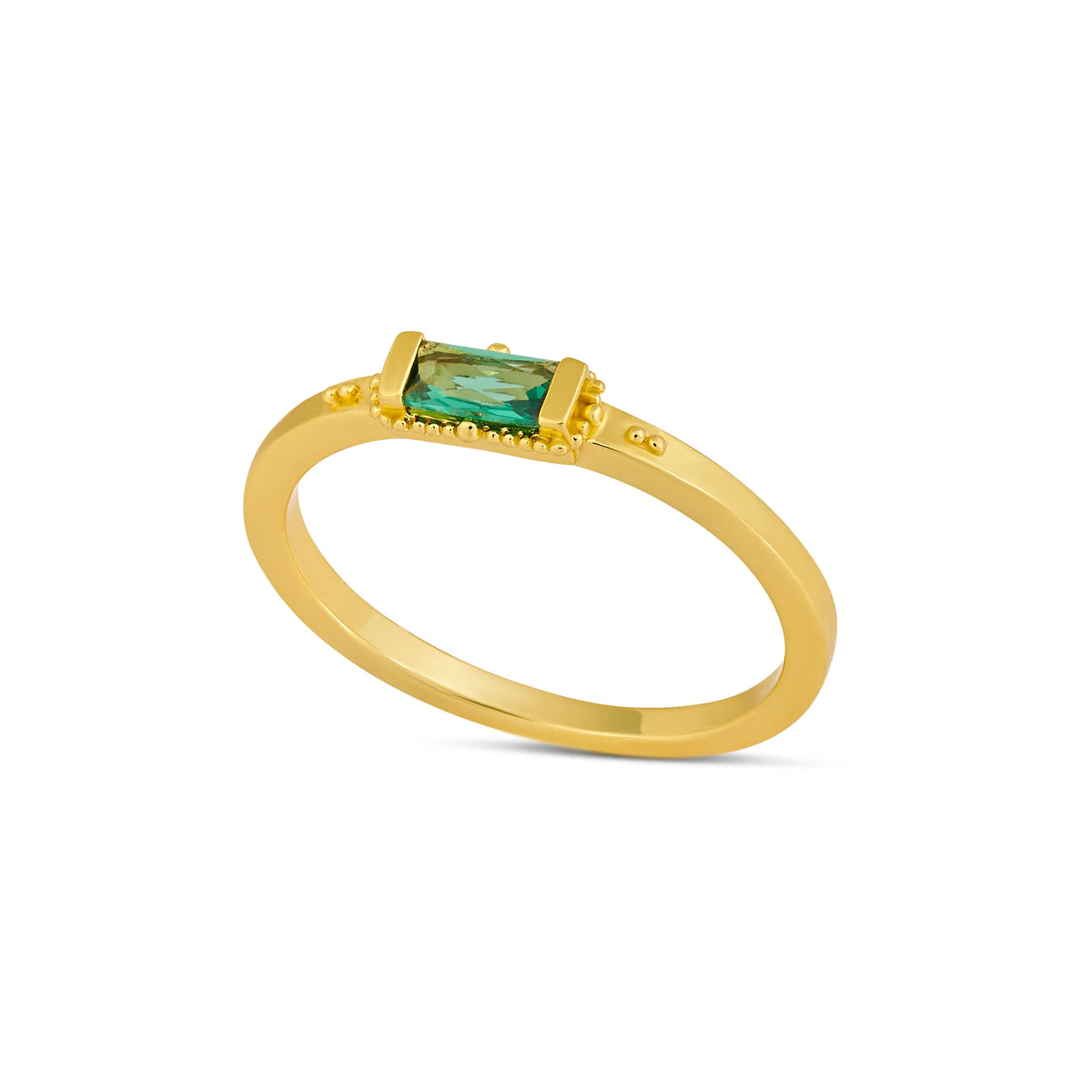 Enigmatic Emerald Gold Ring – The Gatherer’s Grove